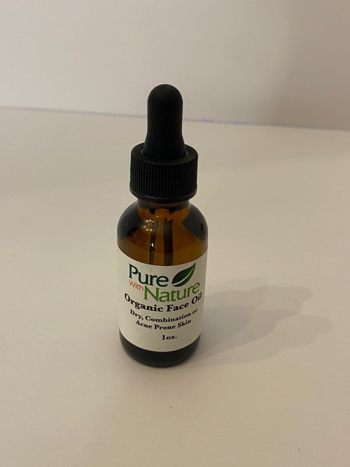 Organic Face Oil – For Every Skin Type – Pure with Nature